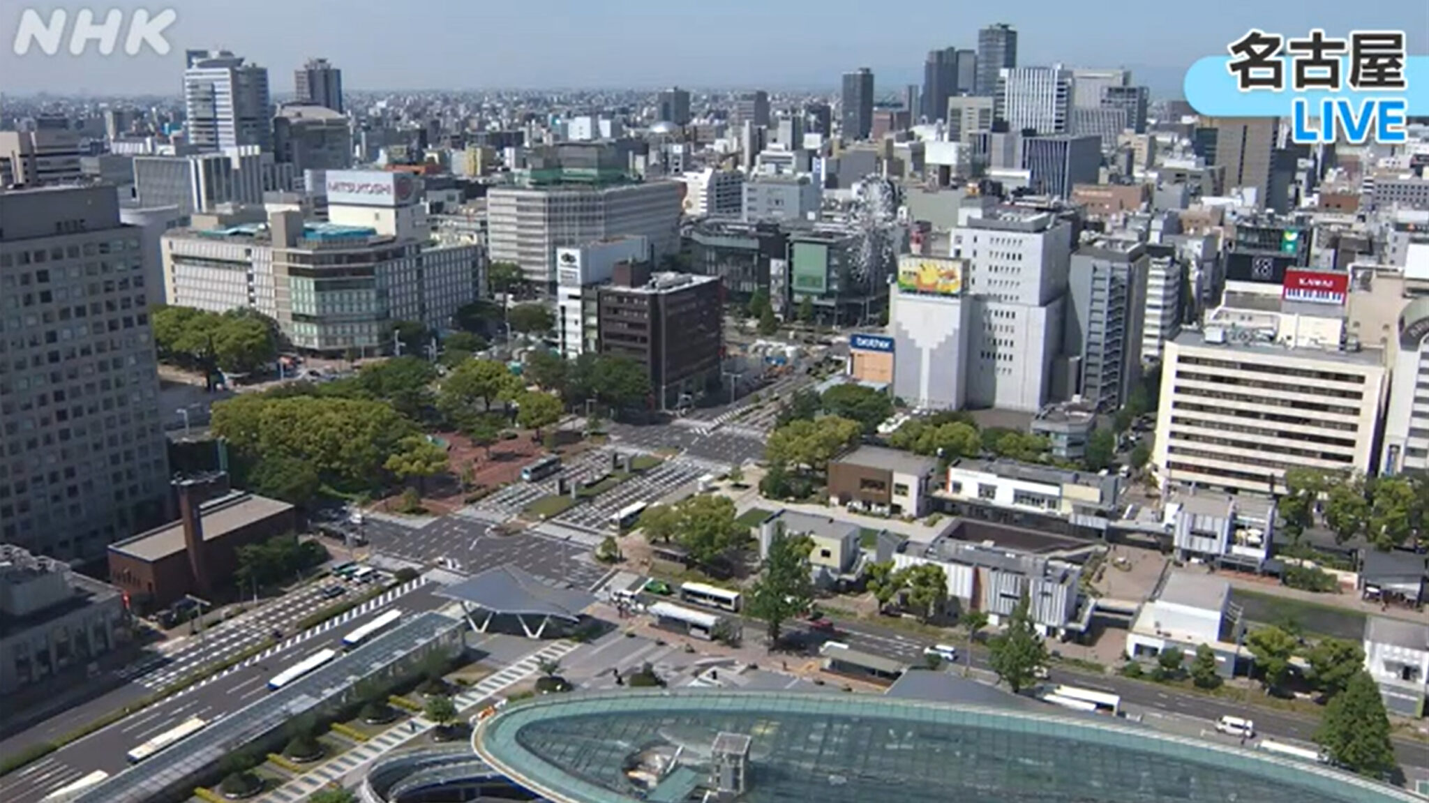 NHK名古屋ライブカメラ(愛知県名古屋市東区東桜) | ライブカメラDB