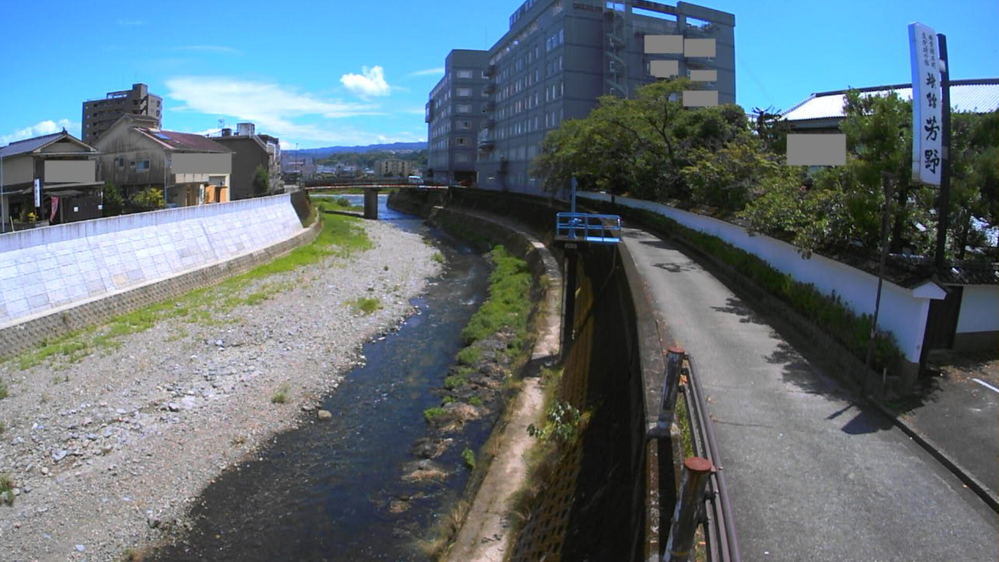 山田川二条橋ライブカメラ(熊本県人吉市上青井町) | ライブカメラDB